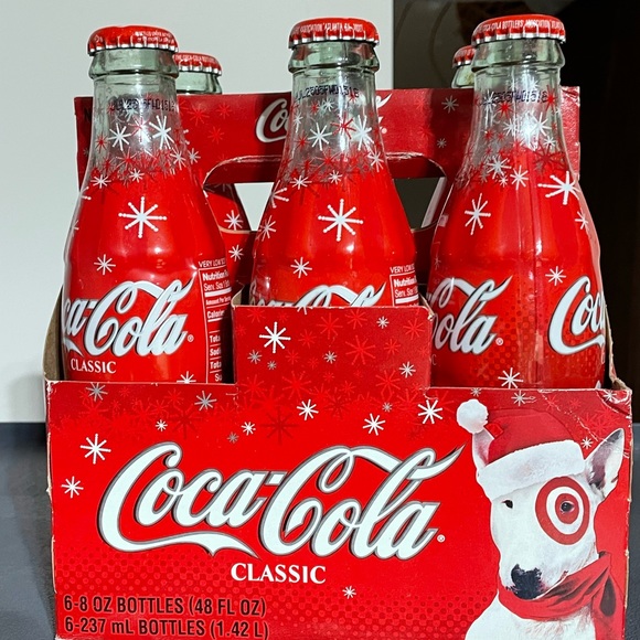 Coca Cola | Other | Cocacola 6 Glass Bottles Carrier Target Holiday 204 ...